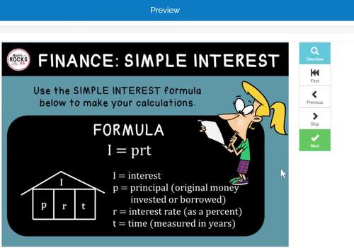 Simple Interest Finance Math Activity With Scaffolding Digital Boom Cards™