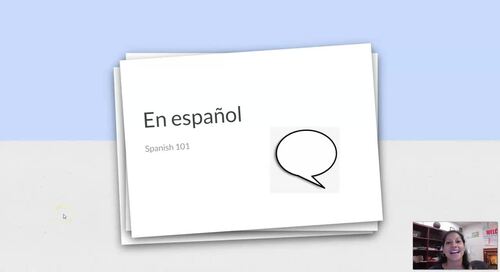 En español- words of the week in Spanish videos- week 1 by Mrs Sra B
