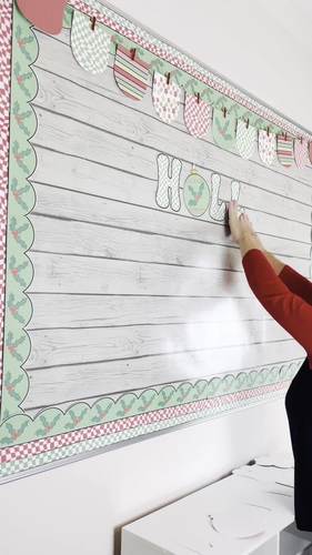 Christmas Bulletin Board Kit | December Retro Groovy | Countdown to ...