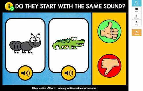 BOOM CARD INITIAL BEGINNING LETTER SOUND PHONEMIC AWARENESS ACTIVITY ...