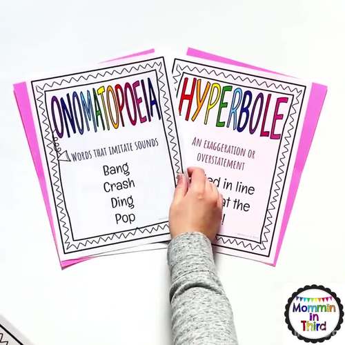 Figurative Language Posters Bulletin Board and Anchor Chart | Test Prep