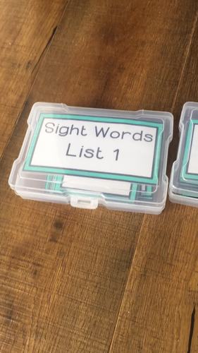 Sight Words Task Boxes Special Education, 1st Grade, 2nd Grade & 3rd ...