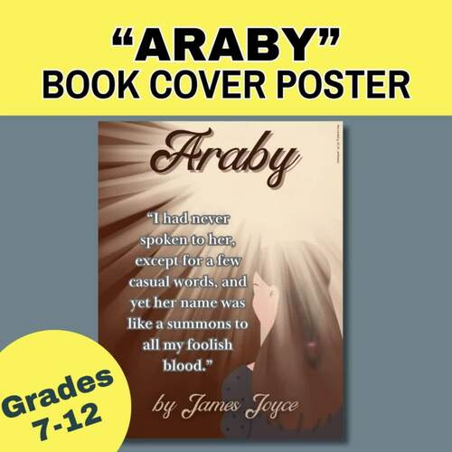 Araby by James Joyce Book Cover Poster by Secondary ELA with MsV