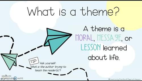 Determine Theme & Cite Textual Evidence Hands-On Writing Activity|Throw ...