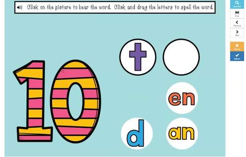 Onset and Rime Spelling for Kindergarten Boom™ Cards Set 1 by Primary ...