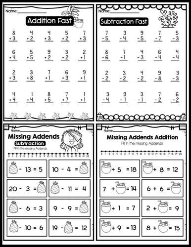 Summer Math Packet 1st Grade | 1st Grade Summer Math Packet | TPT