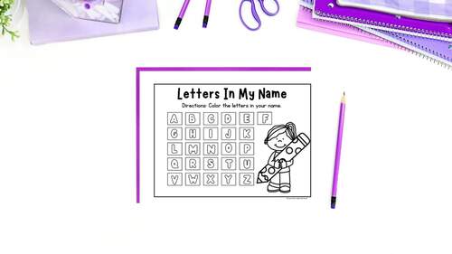 All About Me Preschool Kindergarten First Day Of School Coloring ...