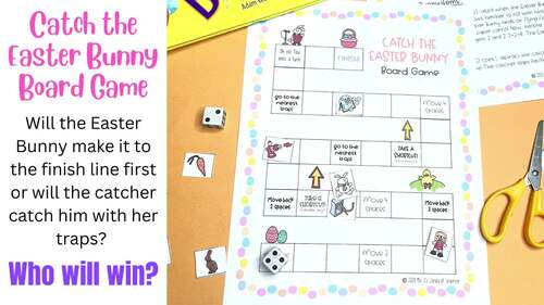 How to Catch the Easter Bunny Activities Board Game Book Companion