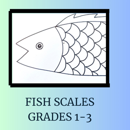 How to Draw Fish Scales by Art Class with Mrs. Starbuck | TPT