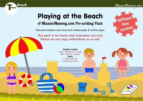 Preschool Beach: 1 week topic pack by Jesus Without Language | TPT