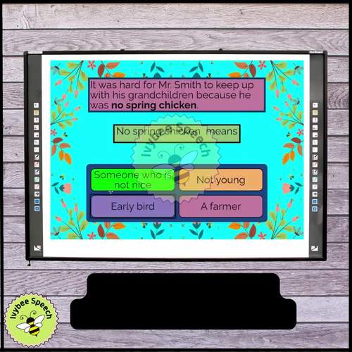 Seasonal Idioms in Context Digital Learning Boom Cards BUNDLE by Ivybee ...