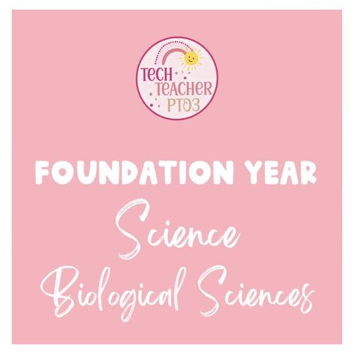 Foundation Year Science Biological Sciences Australian Curriculum 9.0