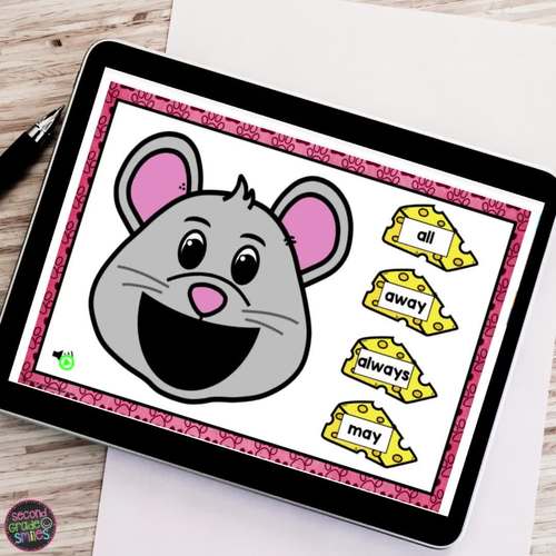 Second Grade Sight Words Boom Cards with Audio | Digital Sight Word ...