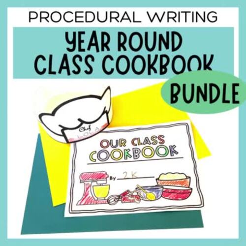 Class Cookbook BUNDLE | Seasonal Recipe Book Writing Activities | TPT