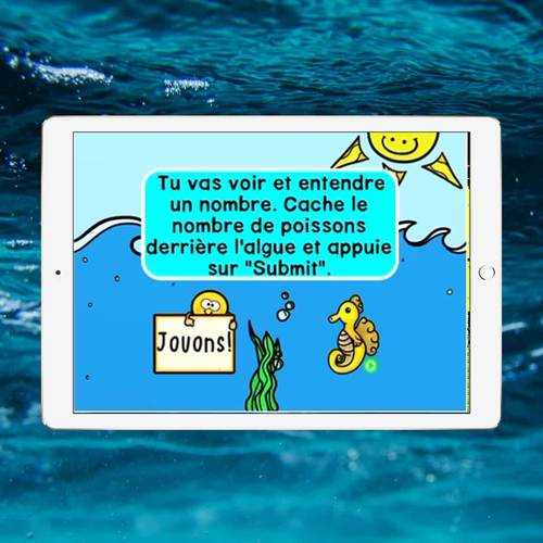 Compte jusqu'à 10 | Les requins | Cartes Boom avec audio | TPT