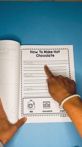 How to Make Hot Chocolate Cook Book and Fluency by Rainbow Rugrats