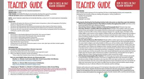 GEOGRAPHY: HOW TO DRESS IN ITALY - FASHION GEOGRAPHY | TPT