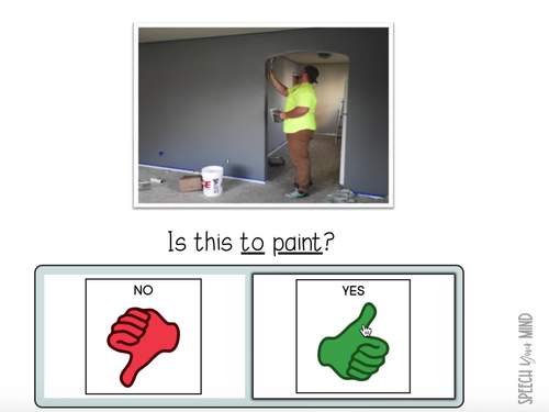 Yes No Questions for Verbs Boom™ Cards Real Photos by Speech Your Mind