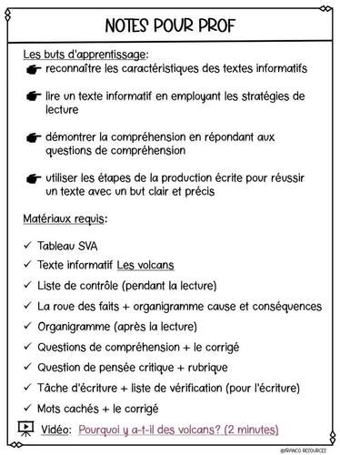 French reading comprehension activities la compréhension de lecture les ...
