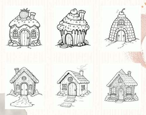 Fruit Cottage Kawaii Coloring Book: Sweet, Whimsical Fun in Every Bite!