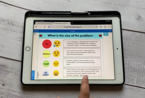 Size of the problem making inferences from pictures | Boom cards by ...