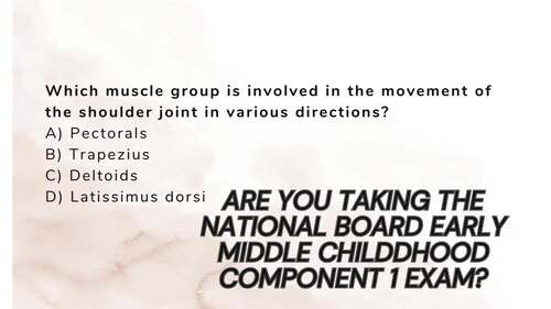 National Board Early Mid Childhood Physical Education Component 1 ...