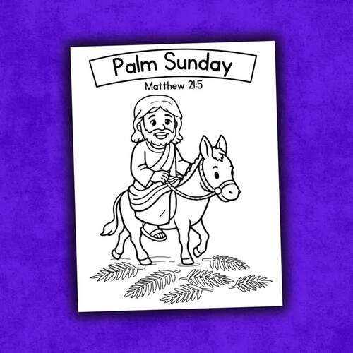 Holy Week Christian Kids Easter Coloring Bible Pages He Has Risen!!!