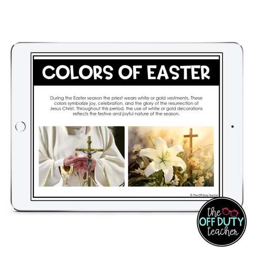 The Easter Season - Liturgical Seasons Digital Learning Activities