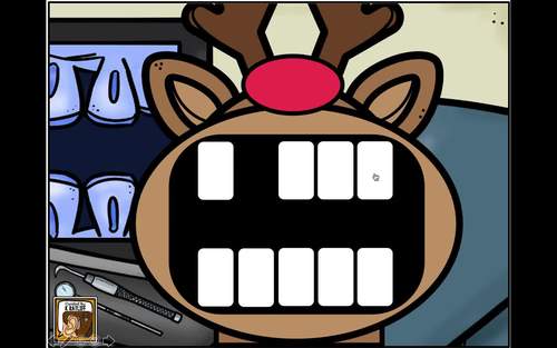 Reindeer Dentist: An Interactive Game for PowerPoint by K Ratliff