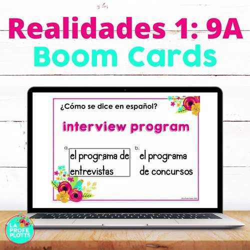 Realidades Auténtico 1 Capítulo 9A BOOM CARDS by La Profe Plotts