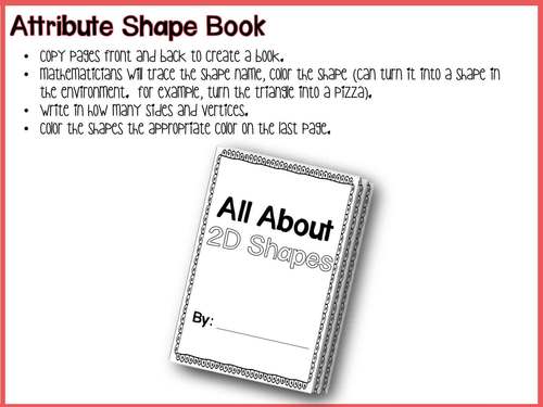 2D Shapes and Environmental Shapes by Erika Deane | TPT
