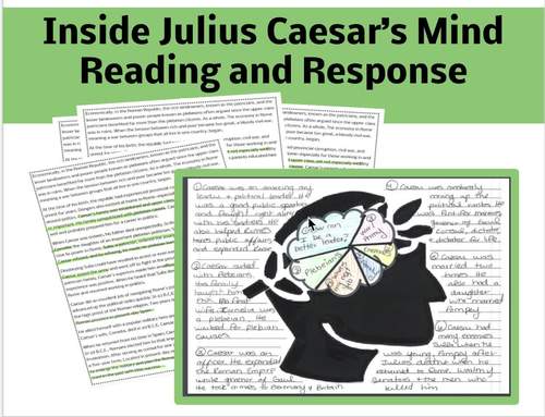 Julius Caesar Reading and Student Project - Ancient Rome | TPT