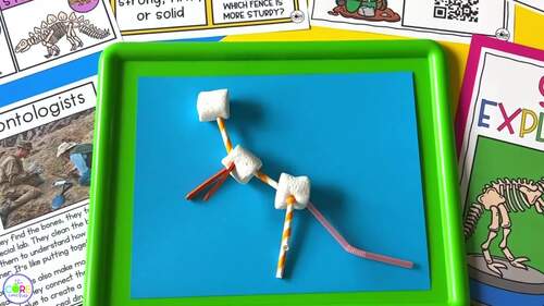 Dinosaur STEM Activity for Preschool - Dinosaur STEM Challenge PreK