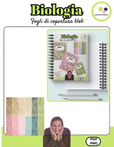 Italian: Biology bilingual | 12 cover sheets | Biologia by Lernfitness