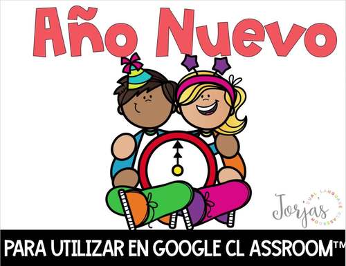 Año Nuevo DIGITAL and PRINTABLE by Jorja's Dual Language Classroom