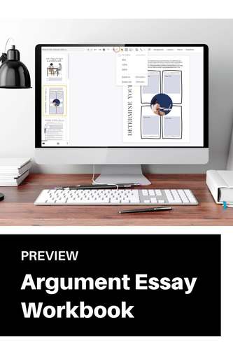 Argumentative Writing Workbook - Argument / Persuasive Essay by Jenna ...