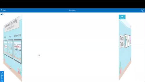 Summer Scavenger Hunt and WH Question Scene Ocean Animals Boom Cards™