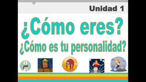 ULTIMATE Teaching Slides: Spanish 1 Physical/Personality Descriptions ...