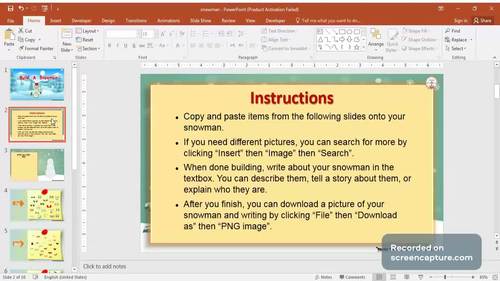 Build A Snowman | A winter writing activity| No prep! by Teach and Have Fun