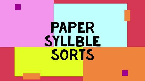 Syllable Types DIGITAL and PRINTABLE Grades K - 3 by Many Roads to Reading