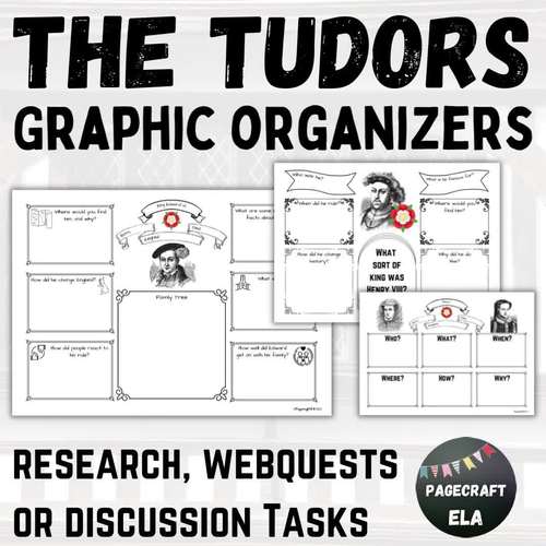 Tudor Monarchs | Graphic Organizers | Research, Webquests or Group ...