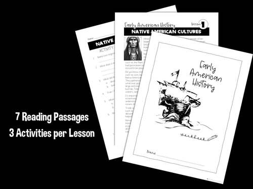 EARLY AMERICAN HISTORY Reading Passages & Activities (Print Only)