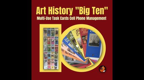 24 Art History Task Cards Surrealism Middle School Art High School Art