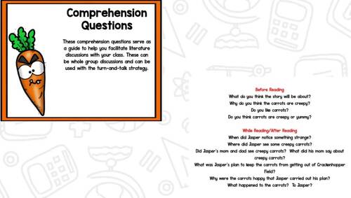 Creepy Carrots - Reading Comprehension Strategies & Activities | TPT