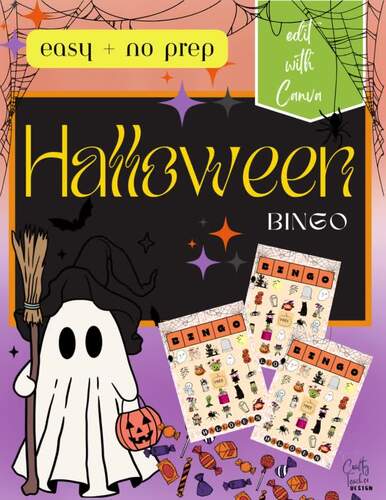 EDITABLE | Halloween Bingo | Games and Activities | Centers | Fun Days ...