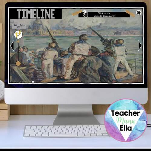 World War 2 Unit BUNDLE - Interactive Notebook, PowerPoint, Reading & Test