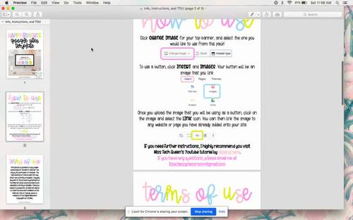 Google Sites Template - Classroom Website - Buttons & Banners ...
