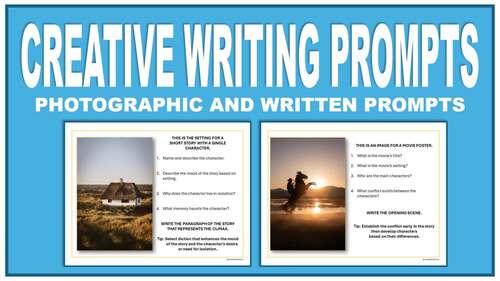 Creative Writing Prompts with Photographs, Writing Guides, and Writing Tips