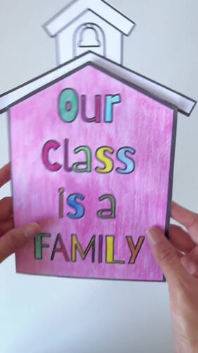 Our Class is a Family Activities: Bracelet, Crafts for the First Week ...