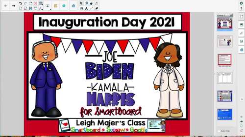 SMARTboard - Inauguration Day 2021 - Let's Meet Joe Biden and Kamala Harris